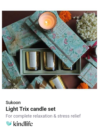 Sukoon: Light Trix candle set