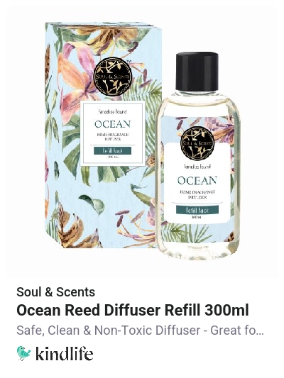 Soul & Scents: Ocean Reed Diffuser Refill 300ml