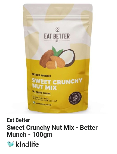 Eat Better: Sweet Crunchy Nut Mix - Better Munch - 100gm