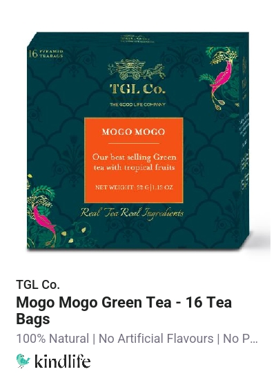 TGL Co.: Mogo Mogo Green Tea - 16 Tea Bags