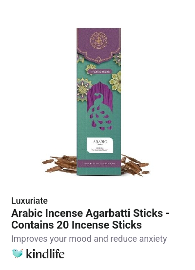 Luxuriate : Arabic Incense Agarbatti Sticks - Contains 20 Incense Sticks