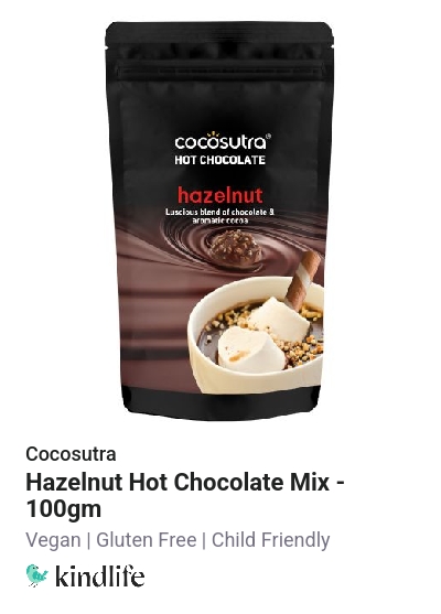 Cocosutra: Hazelnut Hot Chocolate Mix - 100gm