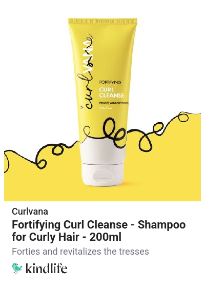 Buy Curlvana Fortifying Curl Cleanse - Shampoo for Curly Hair - 200ml ...