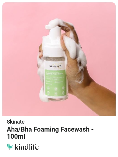 Skinate: Aha/Bha Foaming Facewash - 100ml