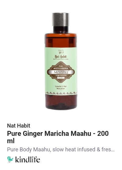 Nat Habit: Pure Ginger Maricha Maahu - 200 ml
