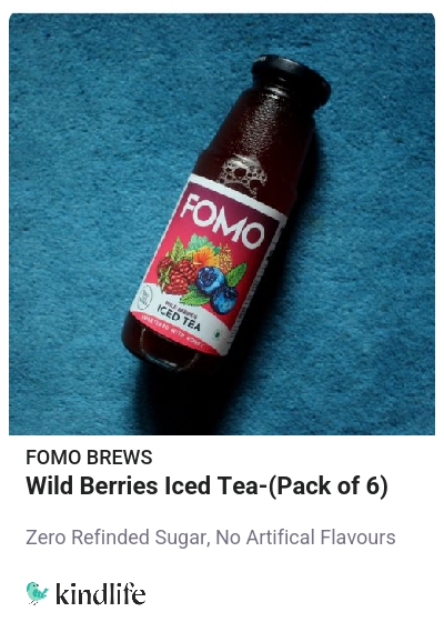 FOMO BREWS: Wild Berries Iced Tea-(Pack of 6)