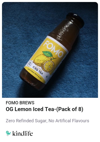 FOMO BREWS: OG Lemon Iced Tea-(Pack of 8)