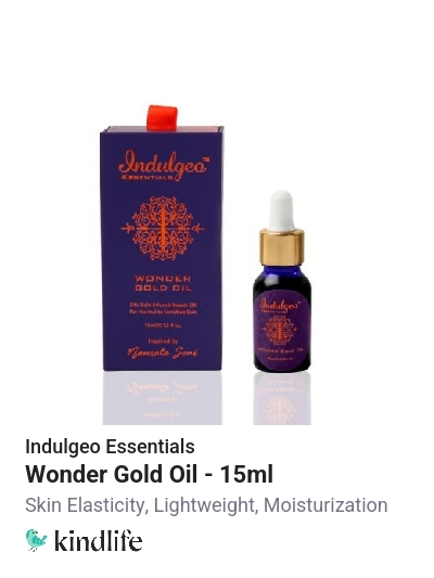 Indulgeo Essentials: Wonder Gold Oil - 15ml