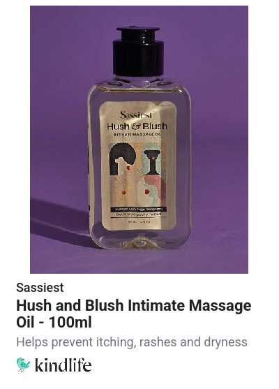 Sassiest: Hush and Blush Intimate Massage Oil - 100ml