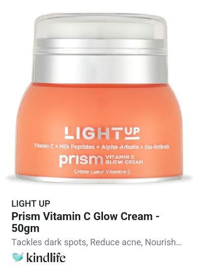 LIGHT UP: Prism Vitamin C Glow Cream - 50gm