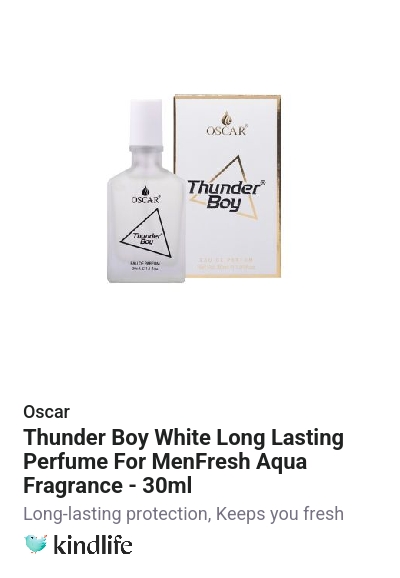 Oscar: Thunder Boy White Long Lasting Perfume For MenFresh Aqua ...
