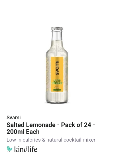 Svami: Salted Lemonade - Pack of 24 - 200ml Each