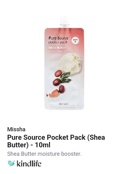 Buy Missha Pure Source Pocket Pack (Shea Butter) - 10ml Online at Best ...