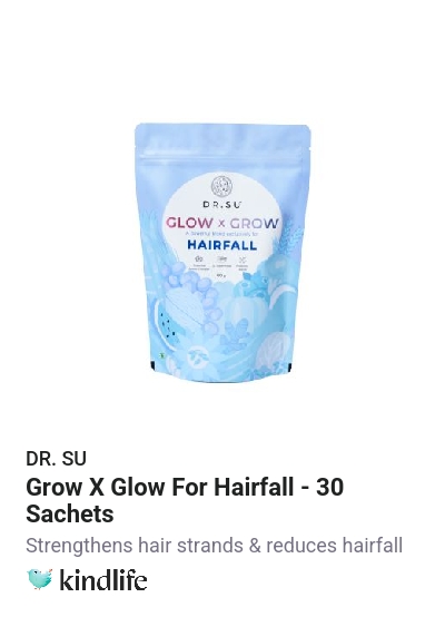 DR. SU: Grow X Glow For Hairfall - 30 Sachets