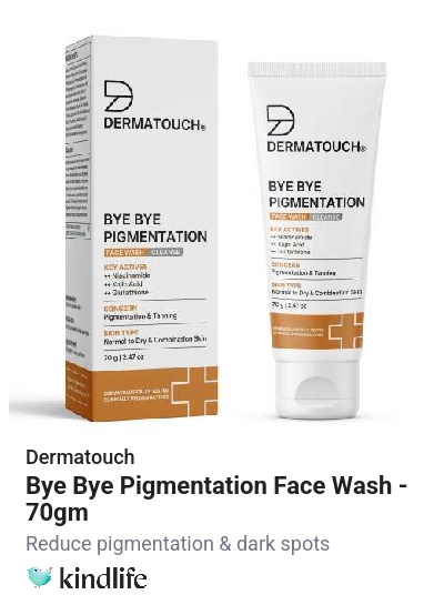 Dermatouch: Bye Bye Pigmentation Face Wash - 70gm