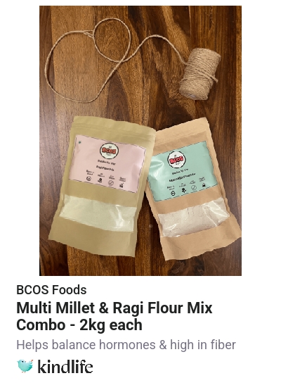 Buy BCOS Foods Multi Millet & Ragi Flour Mix Combo - 2kg each Online at ...