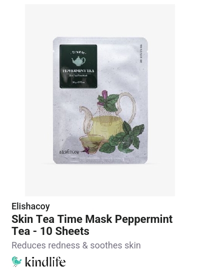 Elishacoy: Skin Tea Time Mask Peppermint Tea - 10 Sheets