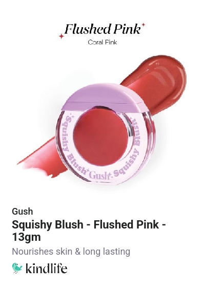 Gush: Squishy Blush - Flushed Pink - 13gm