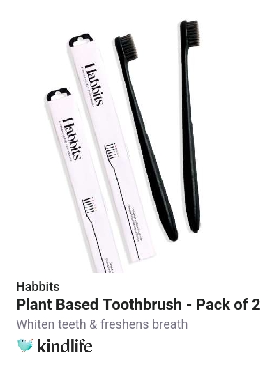Habbits: Plant Based Toothbrush - Pack of 2