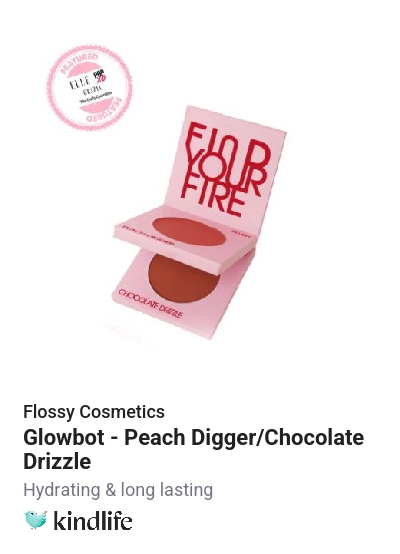 Flossy Cosmetics: Glowbot - Peach Digger/Chocolate Drizzle