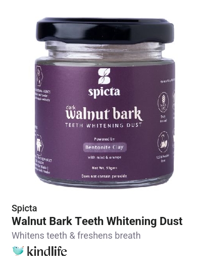 Spicta: Walnut Bark Teeth Whitening Dust