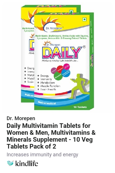 Buy Dr. Morepen Daily Multivitamin Tablets for Women & Men ...