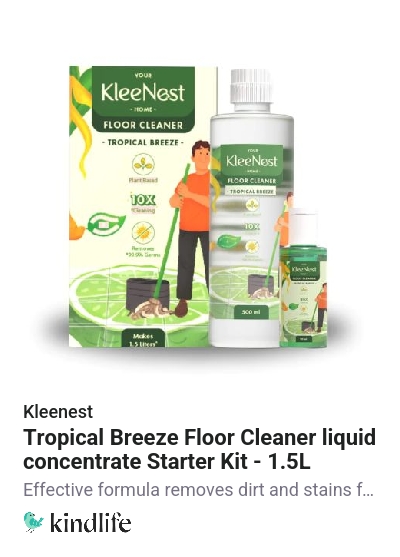 Kleenest: Tropical Breeze Floor Cleaner liquid concentrate Starter Kit ...