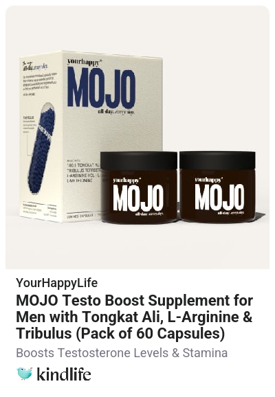 YourHappyLife: MOJO Testo Boost Supplement for Men with Tongkat Ali,...