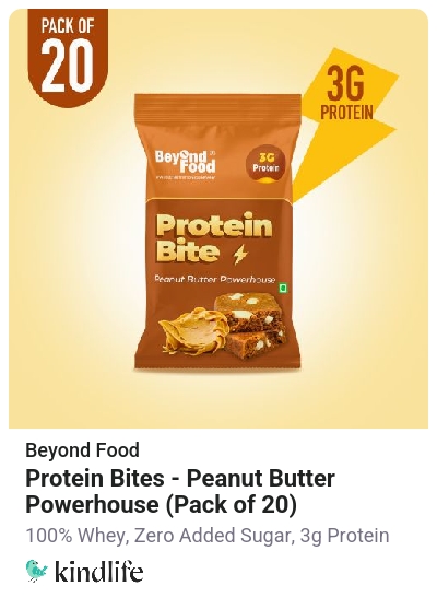 Beyond Food: Protein Bites - Peanut Butter Powerhouse (Pack of 20)