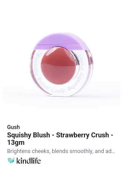 Gush: Squishy Blush - Strawberry Crush - 13gm