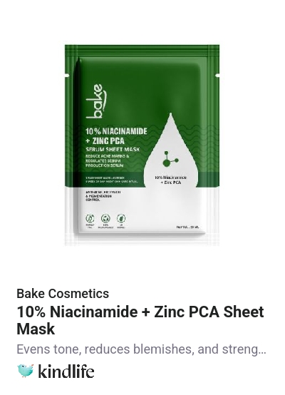 Skin :: Masks :: Other masks :: 10% Niacinamide + Zinc PCA Sheet Mask ...