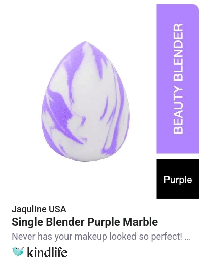 Jaquline USA: Single Blender Purple Marble