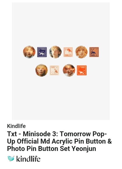 Cokodive: Txt - Minisode 3: Tomorrow Pop-Up Official Md Acrylic Pin Button