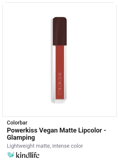 Buy Colorbar Powerkiss Vegan Matte Lipcolor - Glamping Online at Best ...