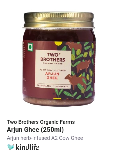 Buy Two Brothers Organic Farms Arjun Ghee (250ml) Online at Best Price ...