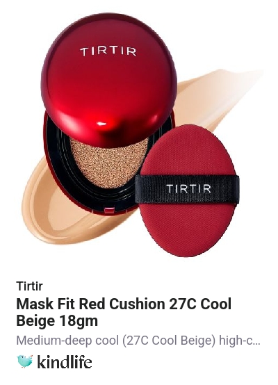 Buy Tirtir Mask Fit Red Cushion 27C Cool Beige 18g Online at Best Price ...