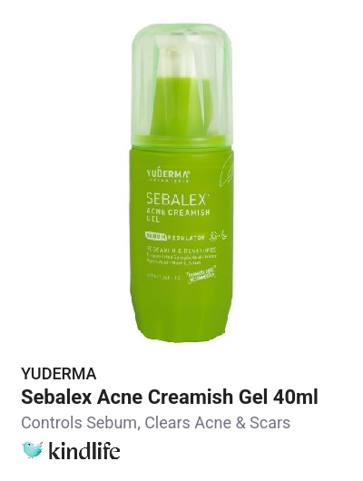 Buy YUDERMA Sebalex Acne Creamish Gel 40ml Online at Best Price in ...