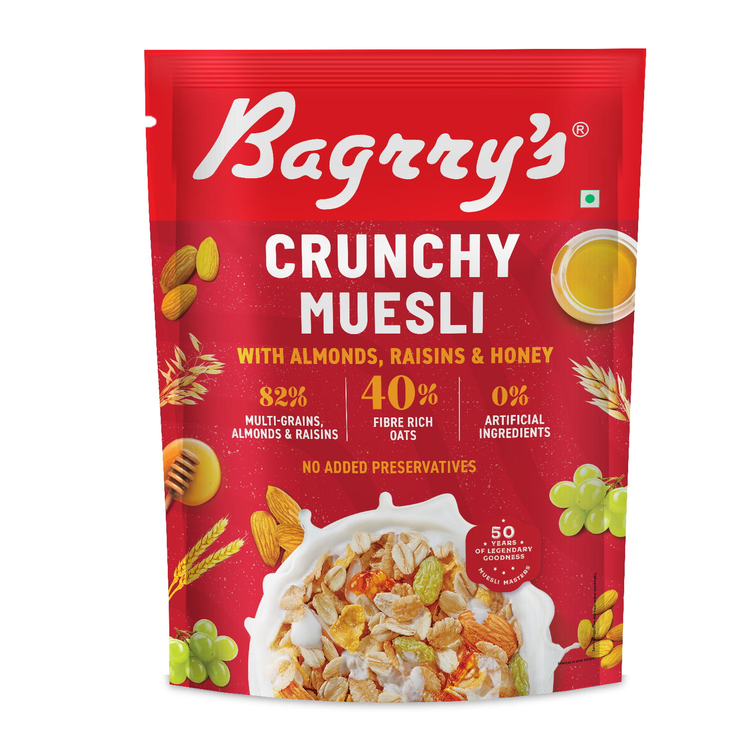 Bagrrys: Crunchy Muesli - 500gm