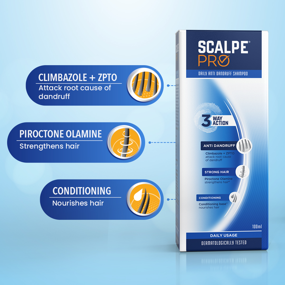 Scalpe: Pro Anti-Dandruff Shampoo - 100ml