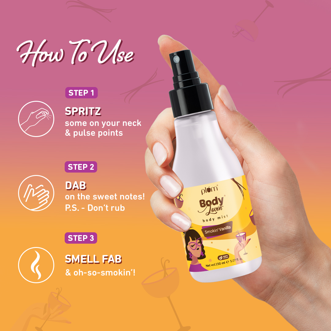 Plum: BodyLovin Smokin Vanilla Body Mist - 150ml