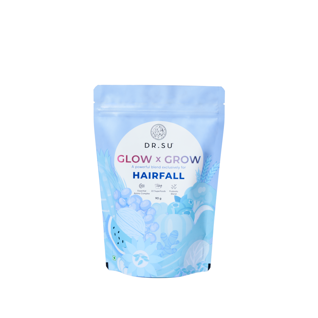 DR. SU: Grow X Glow For Hairfall - 30 Sachets