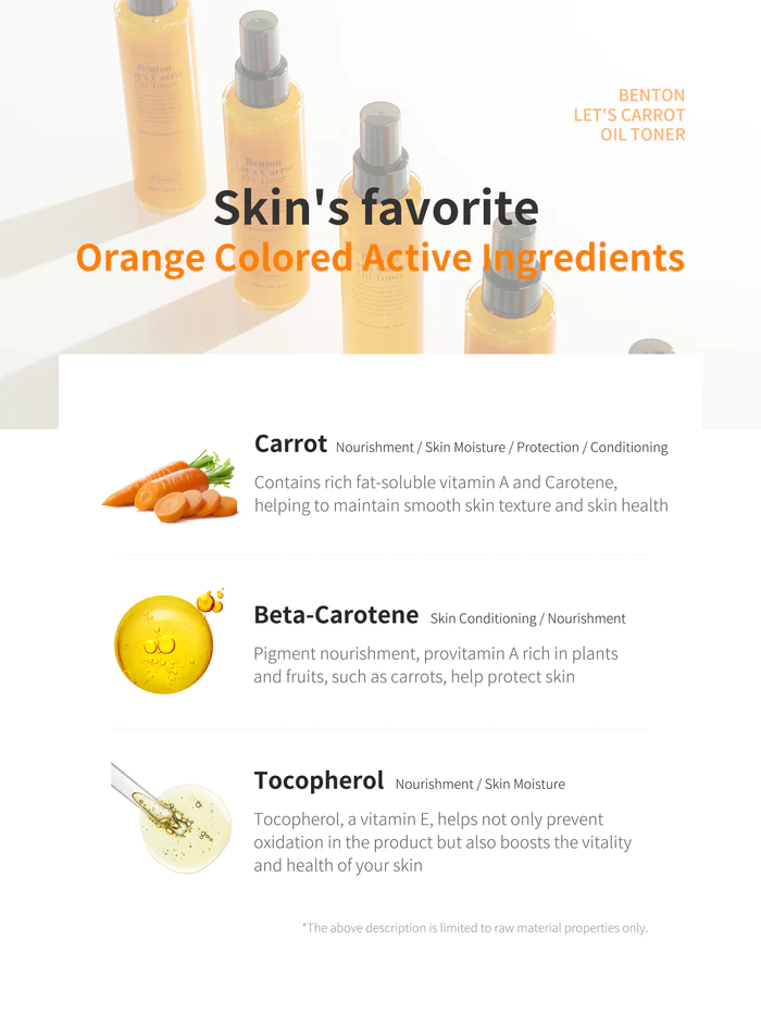 Benton: Let`s Carrot Oil Toner - 150ml
