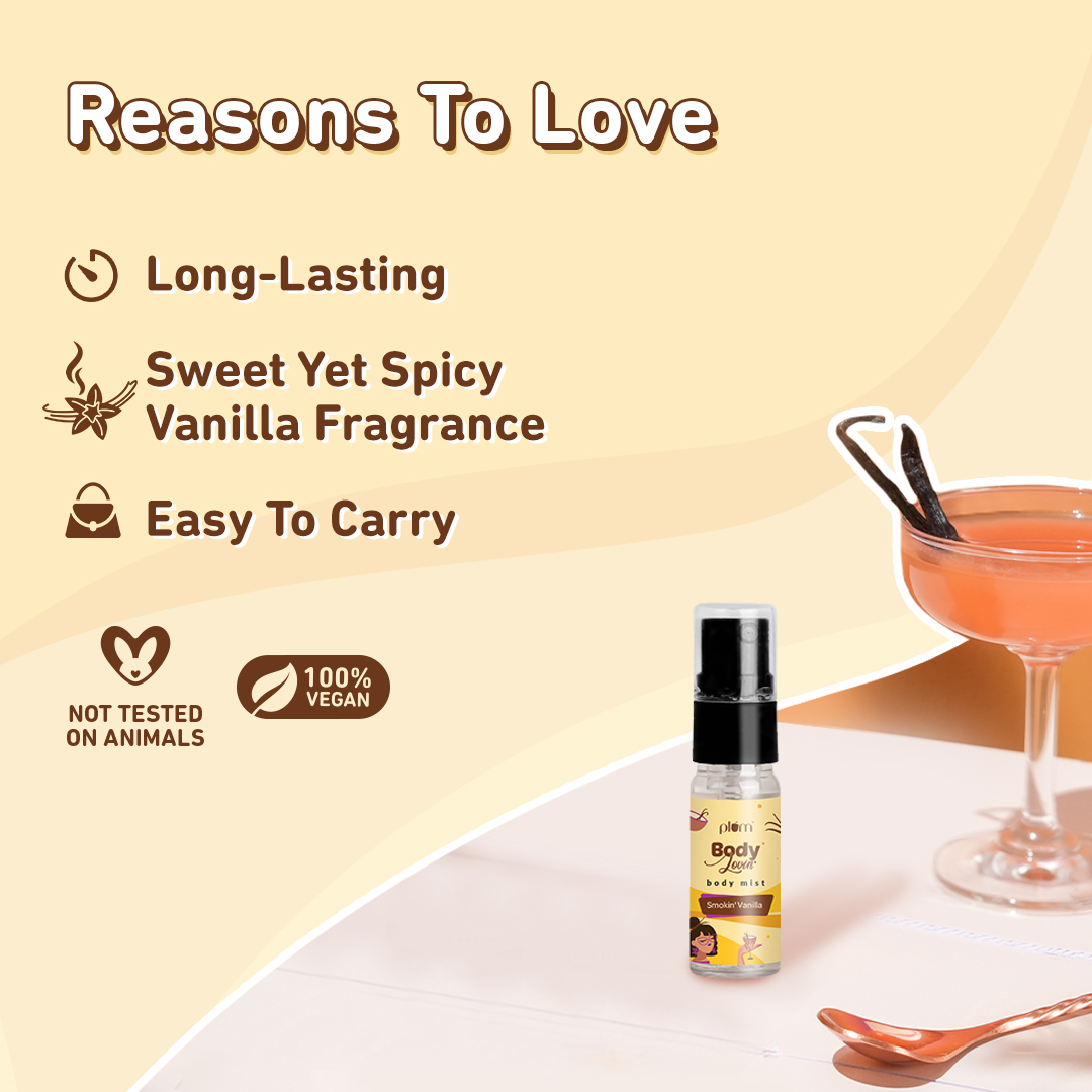 Plum: Plum Body Lovin\' Body Mist Smokin\' Vanilla Body Mist - 5ml