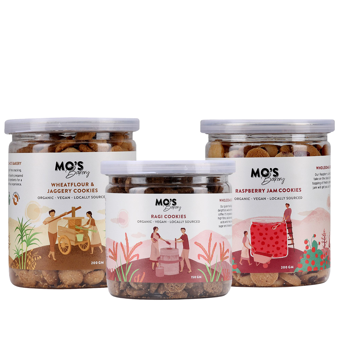 MOS Bakery: Combo of Raspberry Jam Cookies, Wheatflour & Jaggery ...