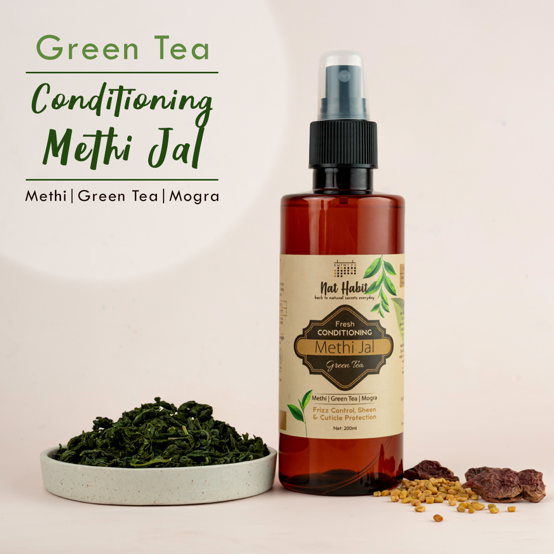 Nat Habit: Green Tea Conditioning Methi Jal - 200ml