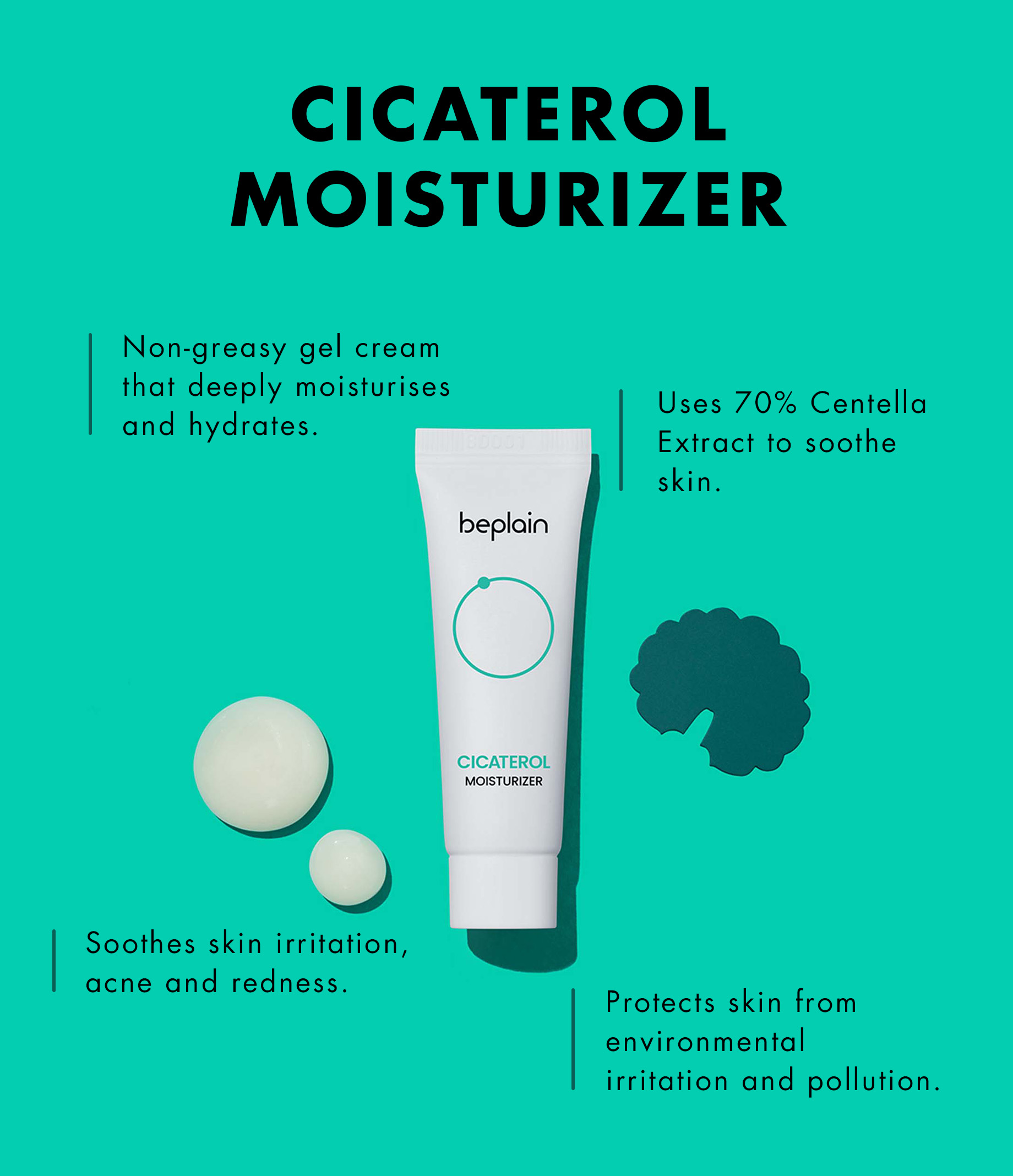 Beplain: Cicaterol Moisturizer - 10ml