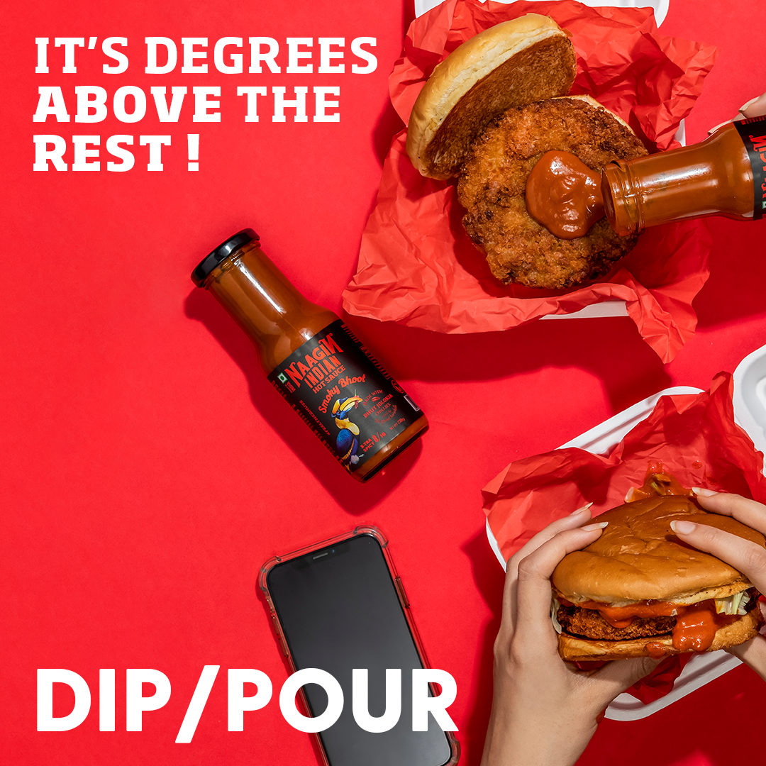 NAAGIN: Indian Hot Chilli Extra Spicy Sauce - Smoky Bhoot - 230gm