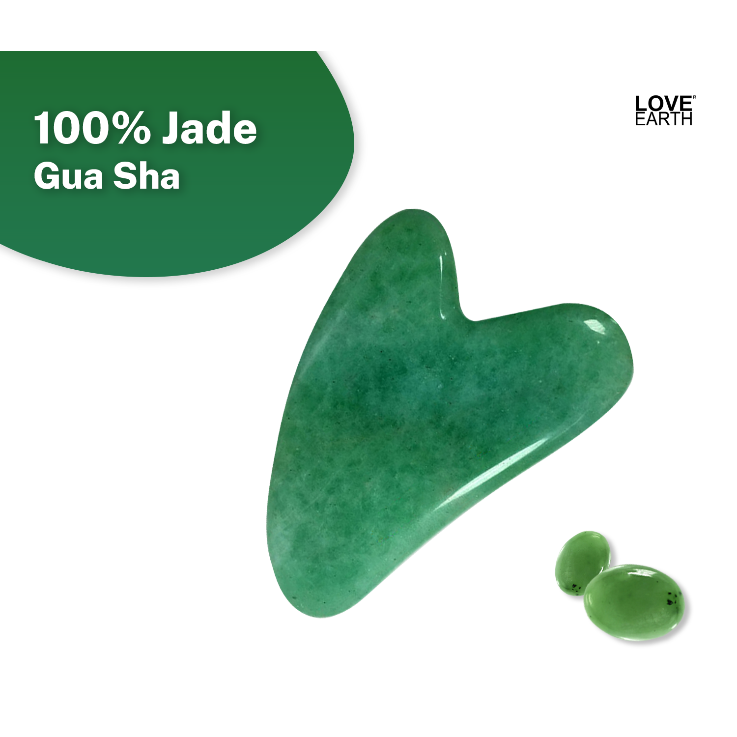 Love Earth Jade Gua Sha 100gm